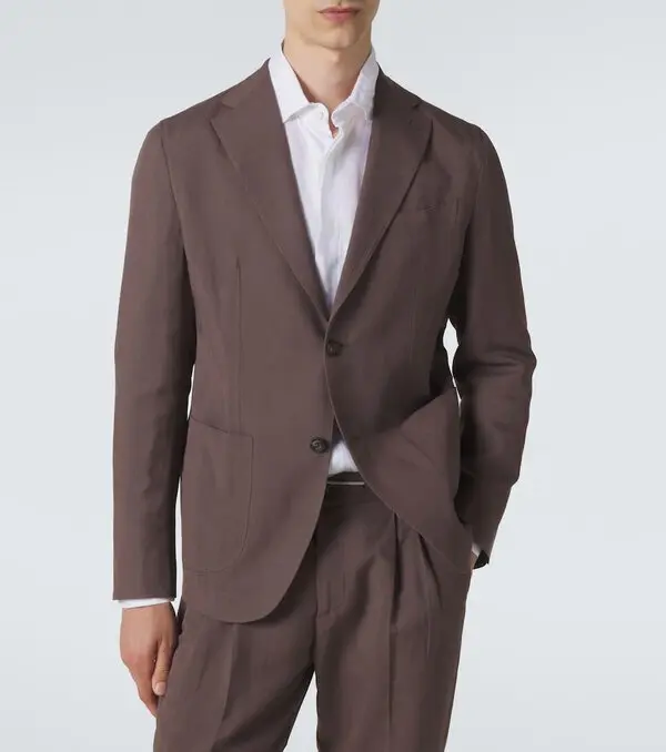 Eleventy Single-breasted Suit - Brown