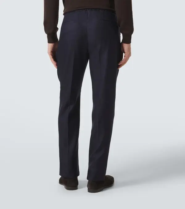 LARDINI Wool Slim Pants