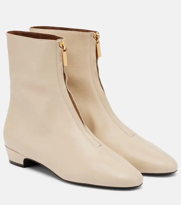 HERBERT LEVINE Leather Ankle Boots