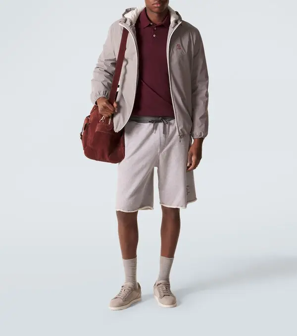 Brunello Cucinelli Technical Puffer Jacket - Grey