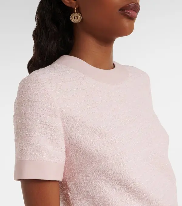 Valentino Garavani Vgold Tweed Mini Dress