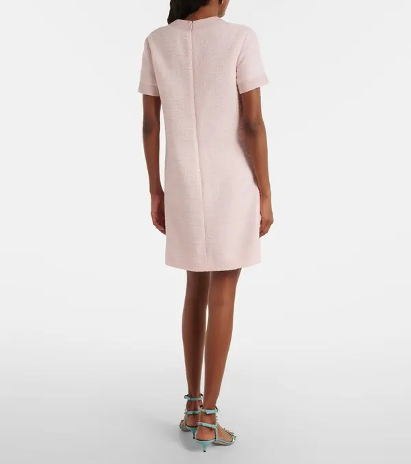 Valentino Garavani Vgold Tweed Mini Dress