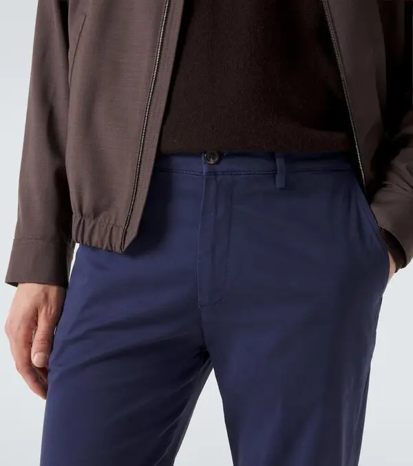 Eleventy Cotton Straight Pants