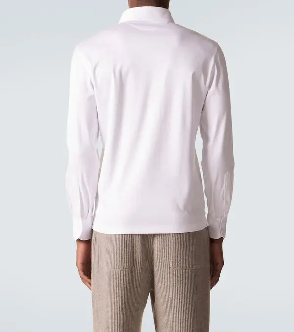Brunello Cucinelli Cotton Jersey Polo Shirt