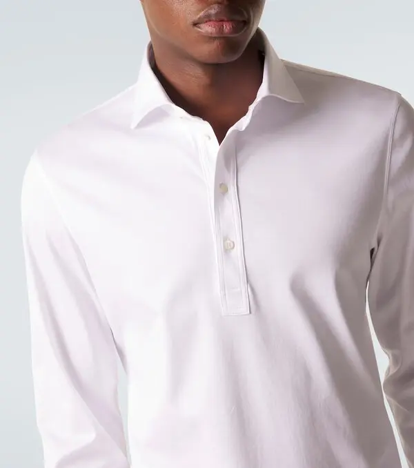 Brunello Cucinelli Cotton Jersey Polo Shirt
