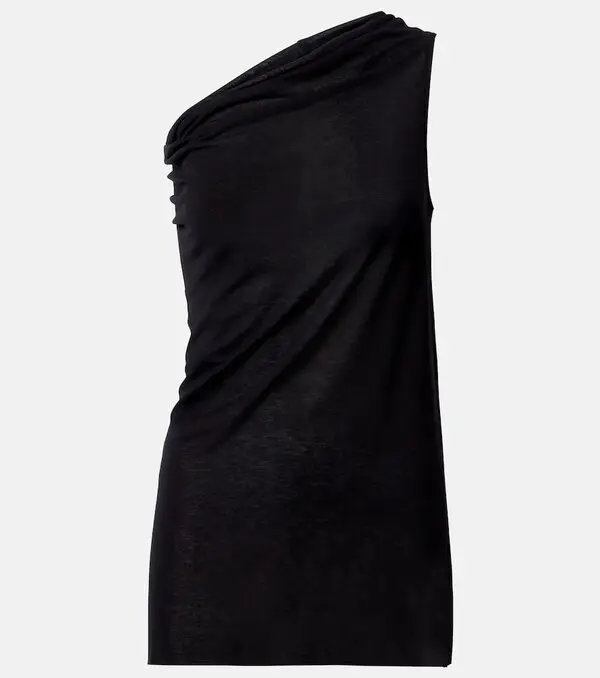 Rick Owens Athena One-shoulder Top - Black