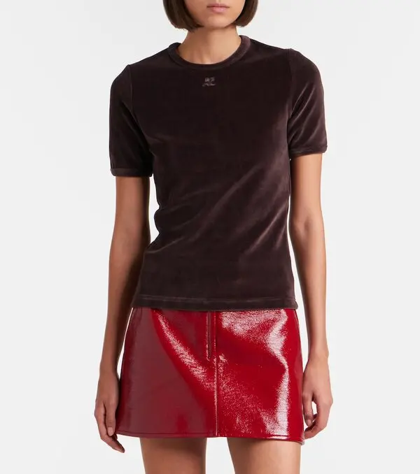 COURREGES Courrèges Velvet T-shirt