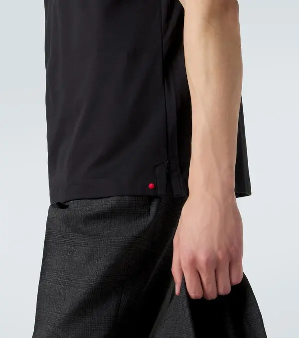 Kiton Cotton Polo Shirt - Black