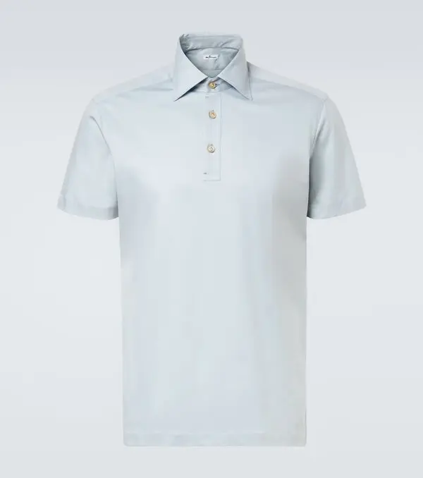 Kiton Cotton Polo Shirt - Blue