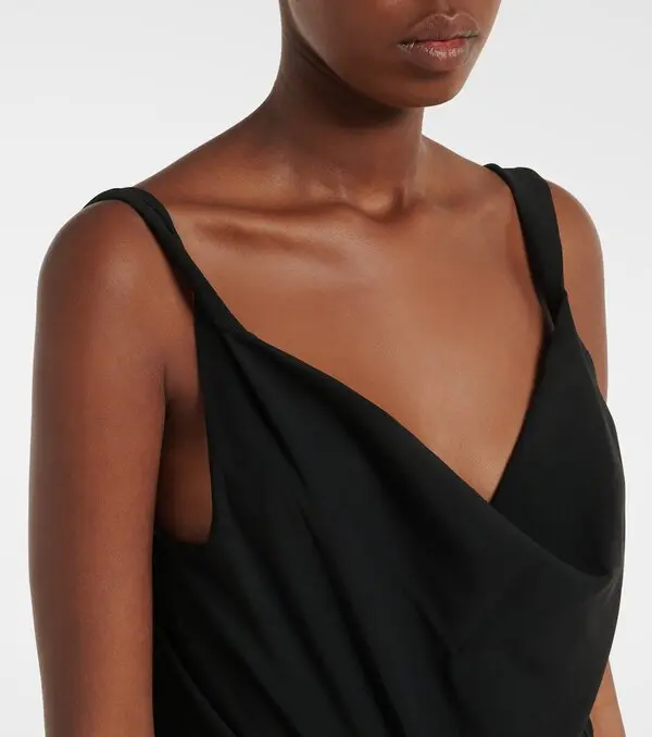 Rick Owens Strutter Gathered Maxi Dress