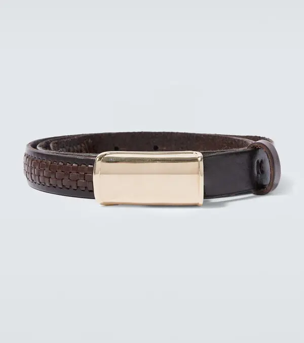 Brunello Cucinelli Leather Belt - Brown