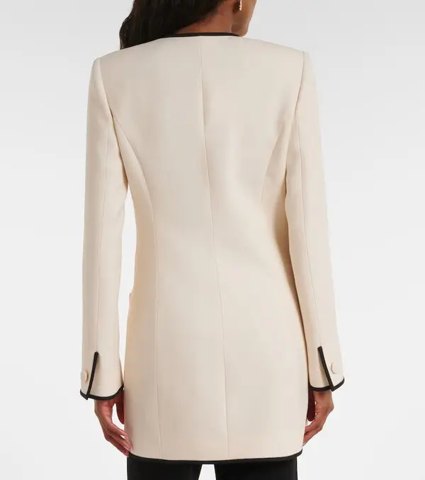 Valentino Garavani Crepe Couture Scalloped Jacket