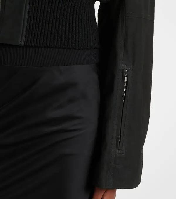 Rick Owens Leather Flight Jacket