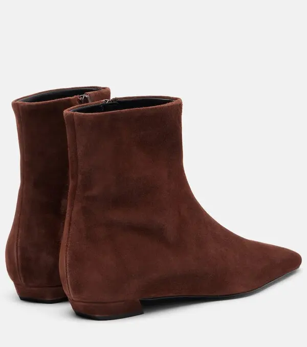 Proenza Schouler Suede Ankle Boots - Brown