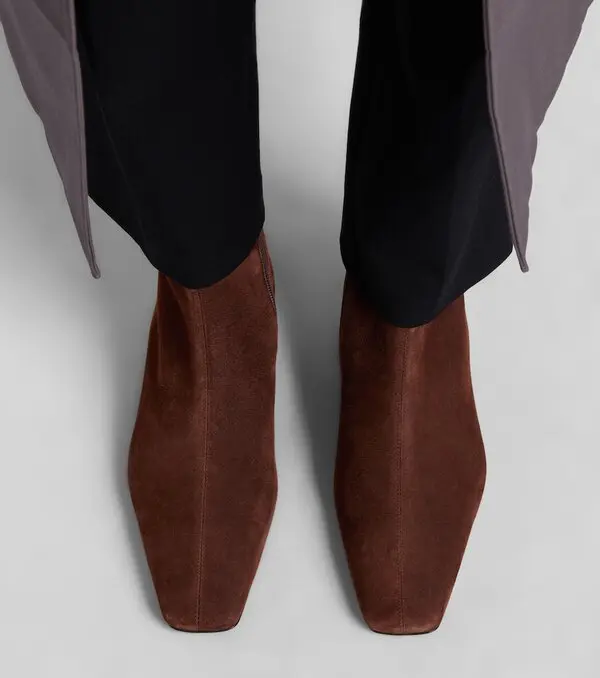 Proenza Schouler Suede Ankle Boots - Brown
