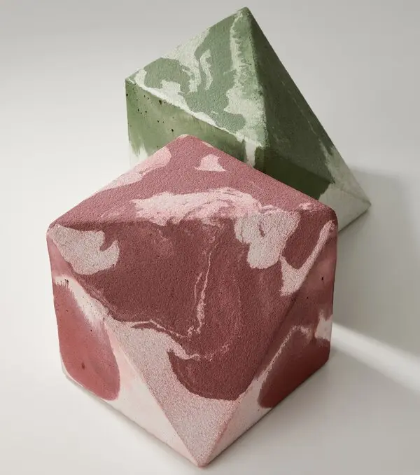 MICHAEL VERHEYDEN Michaël Verheyden Concrete Bookend - Red