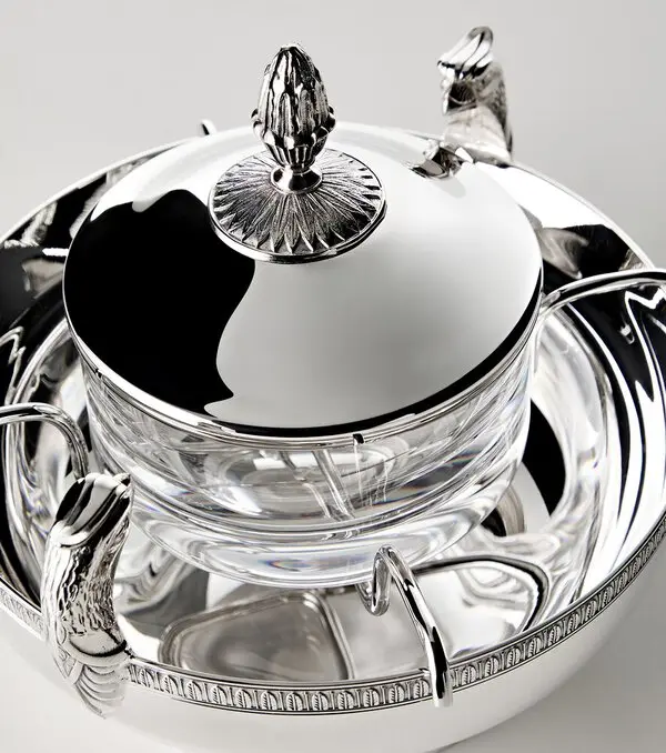 Christofle Malmaison -plated Caviar Serving Set