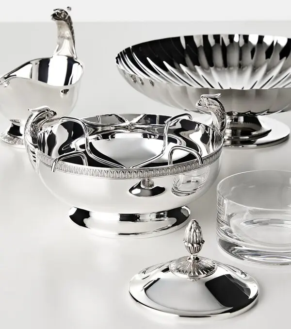 Christofle Malmaison -plated Caviar Serving Set