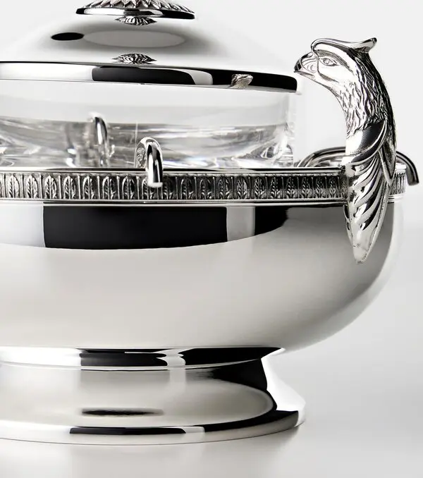 Christofle Malmaison -plated Caviar Serving Set