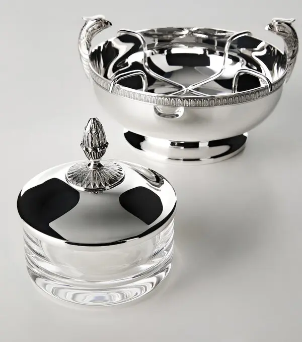 Christofle Malmaison -plated Caviar Serving Set