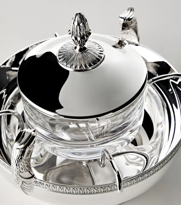 Christofle Malmaison -plated Caviar Serving Set