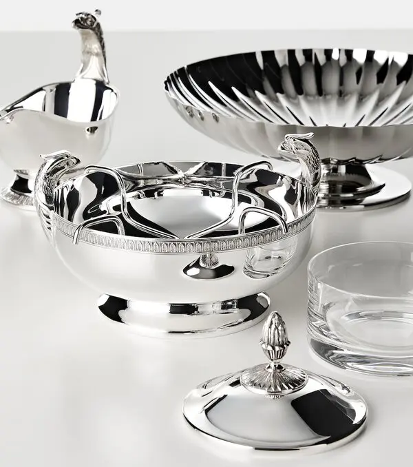 Christofle Malmaison -plated Caviar Serving Set