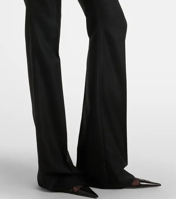 Saint Laurent Cashmere Flared Pants