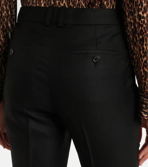 Saint Laurent Cashmere Flared Pants