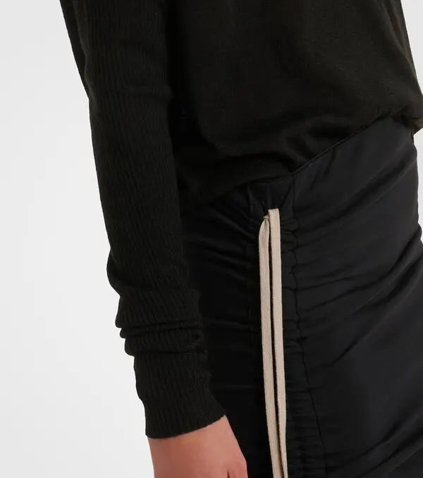 Rick Owens Draped Virgin Wool Sweater