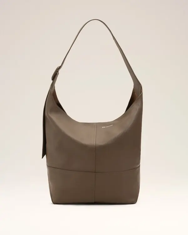 Ami Brown Taurillon Leather Etienne Crossbody Bag Brown - Truffle