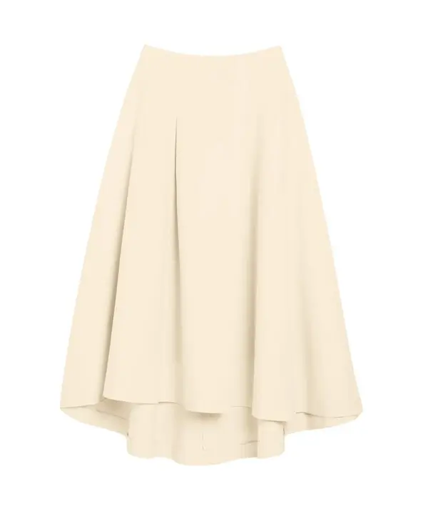 AMI Paris A-line Skirt - Ivory