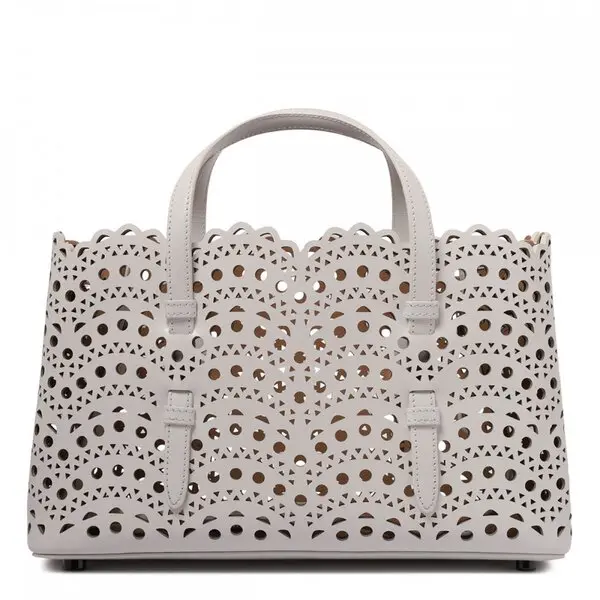 Alaïa Vienne Perforated Open Top Handbag