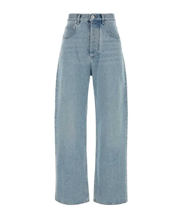 Bottega Veneta Sky Bleached Wide Leg Jeans - Light Bleached
