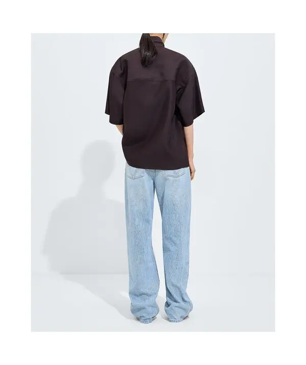 Bottega Veneta Sky Bleached Wide Leg Jeans - Light Bleaching