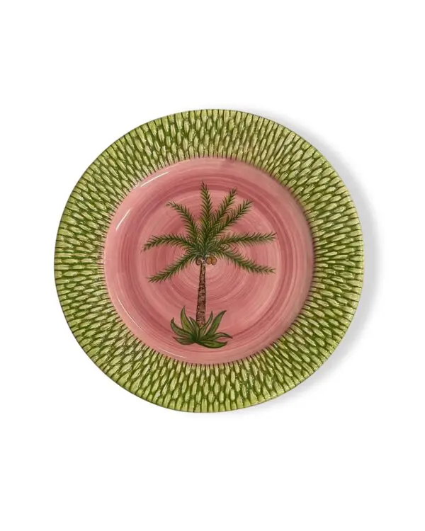 Mojjere Earthenware Dinner Plate Guava Color Design