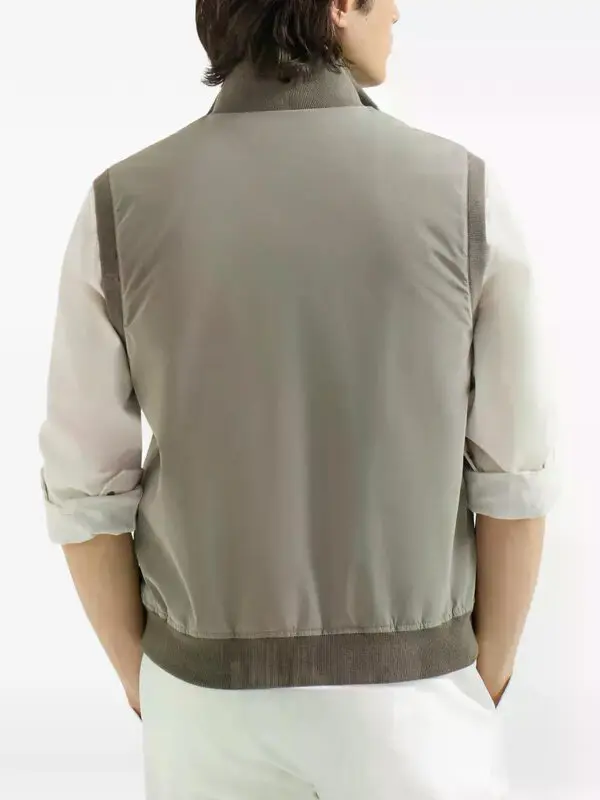 Brunello Cucinelli Bonded Nylon Vest With Thermore® Padding