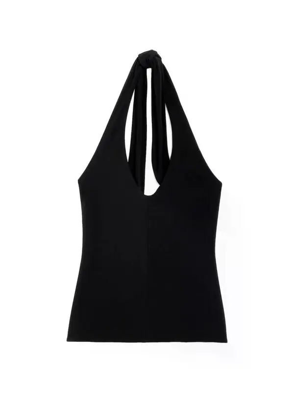 AMI Paris Sleeveless Round Neck Top