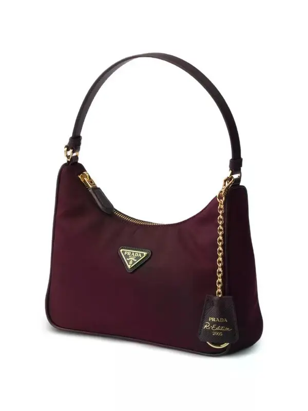 Prada Re-edition 2005 Re-nylon And Saffiano Mini Bag - Red