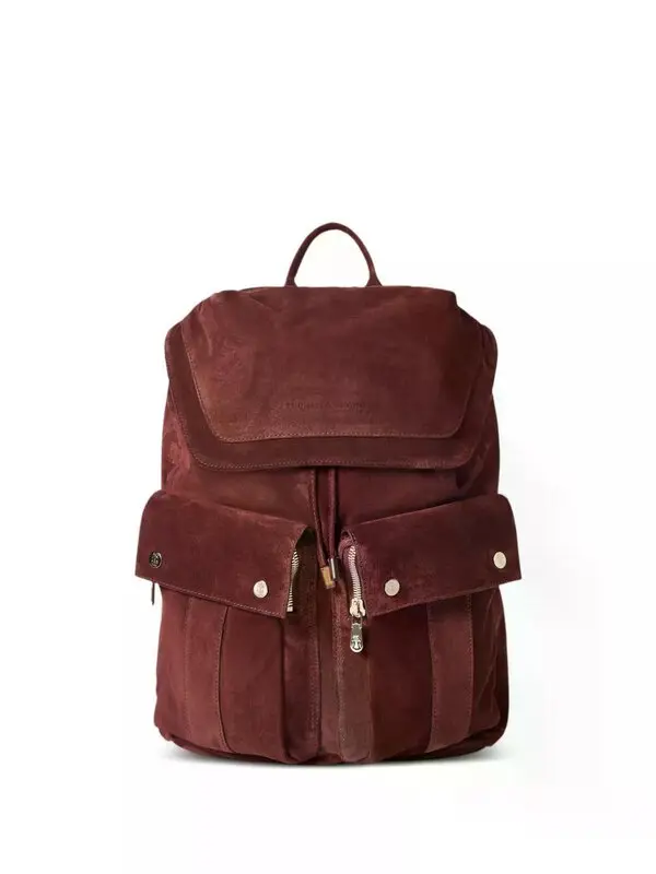 Brunello Cucinelli Suede Leisure Backpack - Brown