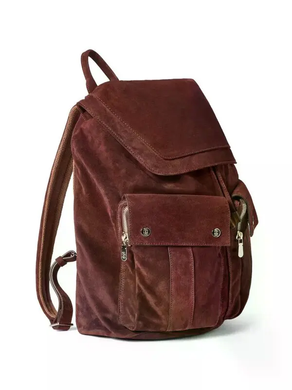 Brunello Cucinelli Suede Leisure Backpack