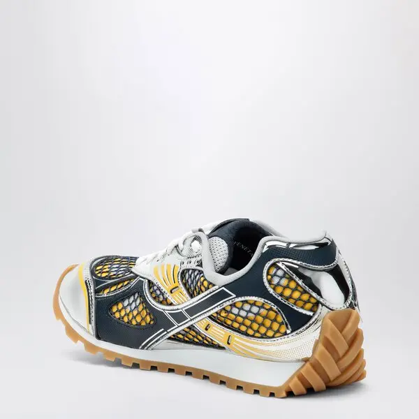 Bottega Veneta Orbit Sneakers In Technical Fabric And Mesh - Yellow