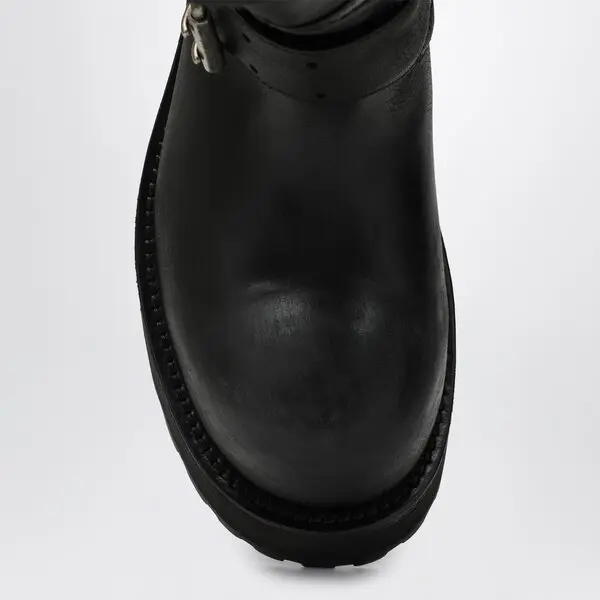 Balenciaga Venom Calfskin Boots - Black