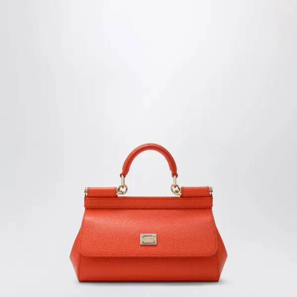 Dolce & Gabbana Small Sicily Handbag - Orange