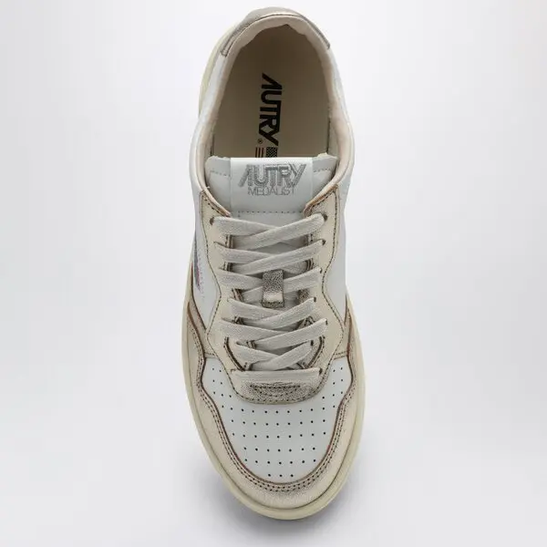AUTRY Medalist Low Leather Sneakers - White