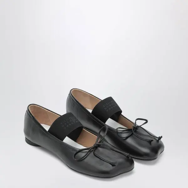 MAISON MARGIELA Leather Anatomic Numeric Ballet Flats