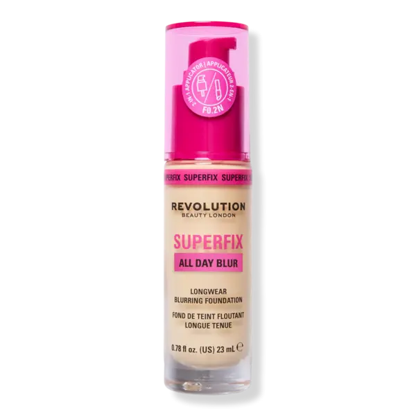 REVOLUTION BEAUTY Superfix Blur Longwear Foundation - F0.2n