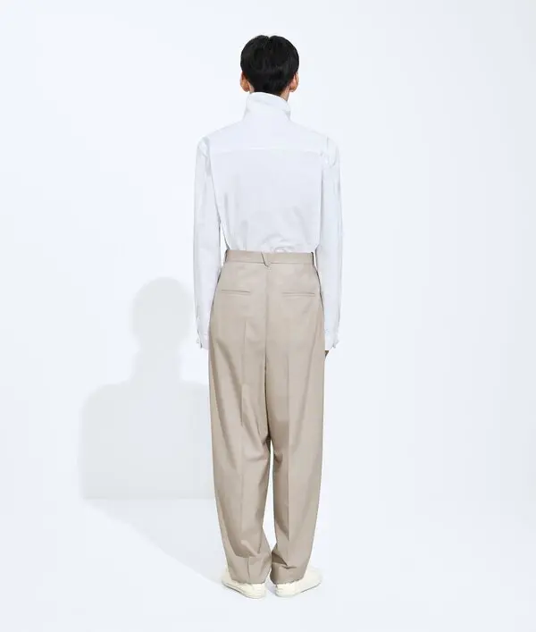 Bottega Veneta Wool And Cotton Pants