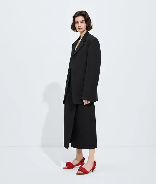 Bottega Veneta Wool Grain De Poudre Jacket