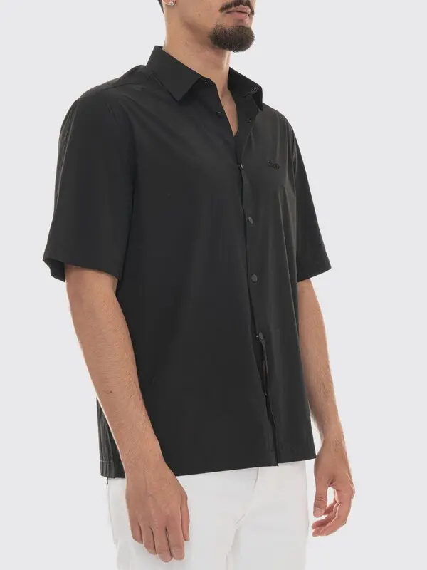 BOSS Jersey Bowling Shirt With Dropped Shoulders