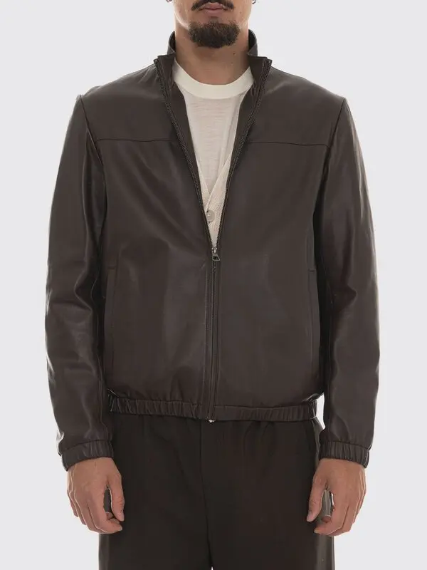 BOSS Leather Jacket - Blue